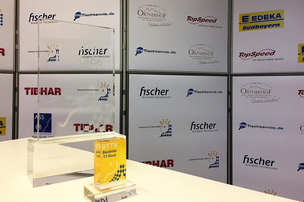 Das sind die Preise beim Race-Finale 2018 - Bayerischer Tischtennis-Verband