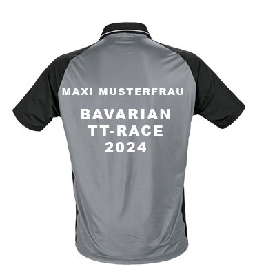 Jetzt kann in einem eigenen Race-Trikot mit Namen auf dem Rücken ...
